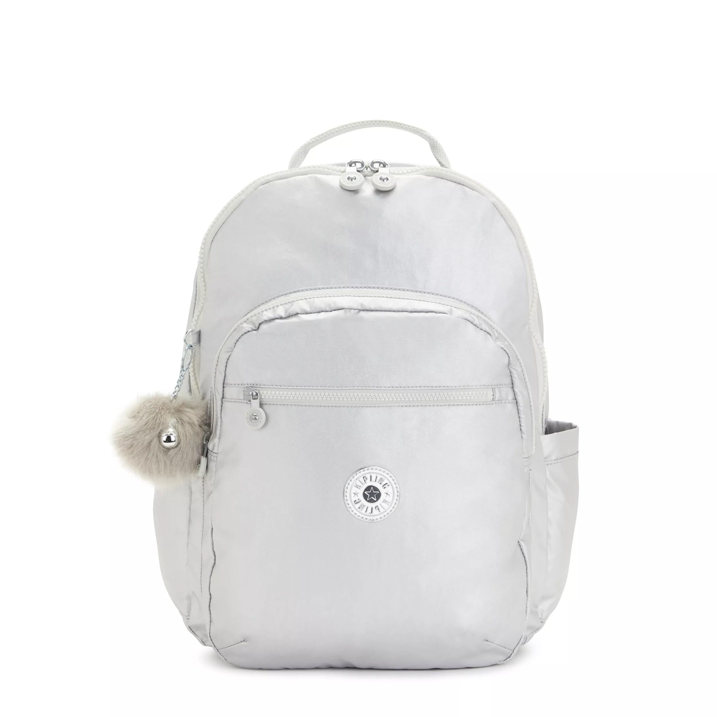 Kipling Seoul Extra Large Metallic 17" Laptop Backpack Candy Metallic