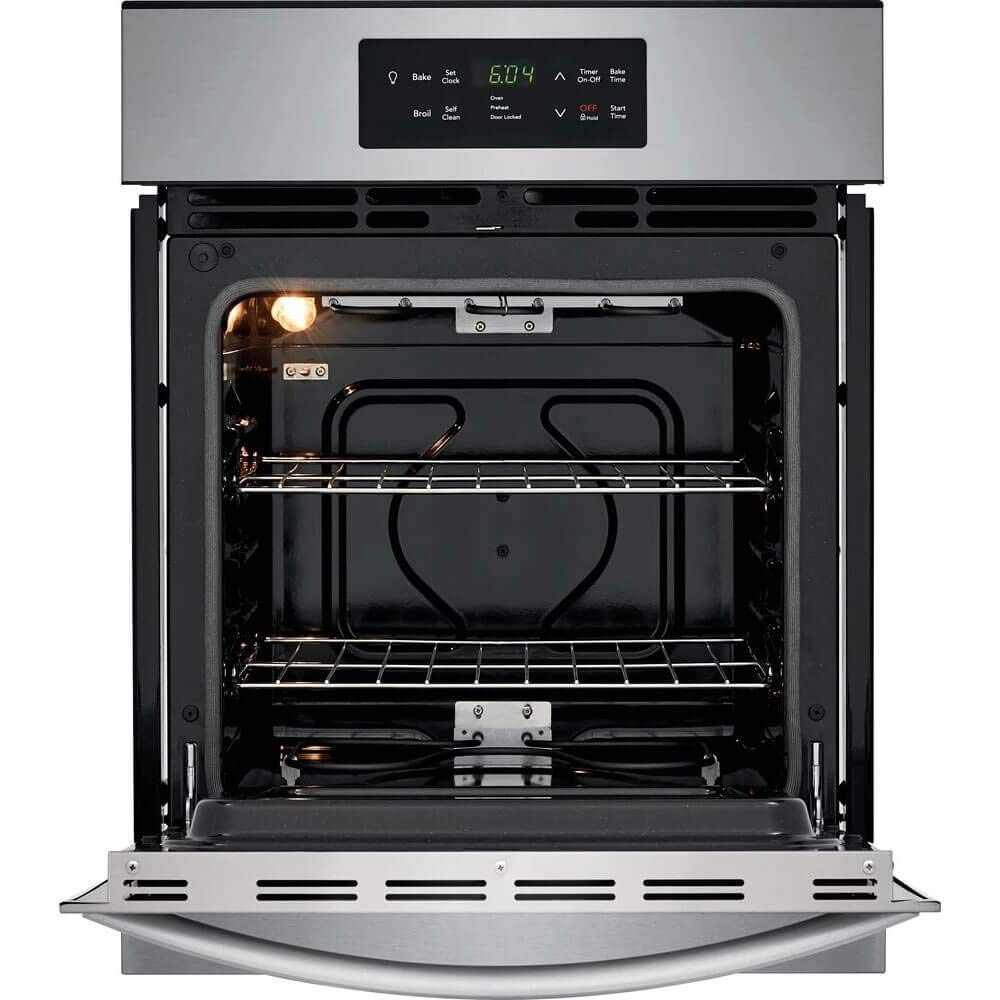 FFEW2426US 24" Single Electric Wall Oven with 3.3 cu. ft. Capacity Halogen Lighting Self-Clean and Timer in Stainless Steel