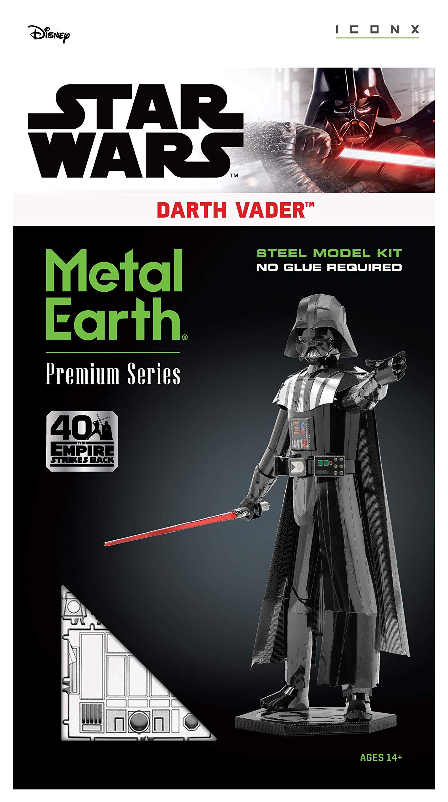 Metal Earth Premium Series Star Wars Darth Vader 3D Metal Model Kit Fascinations