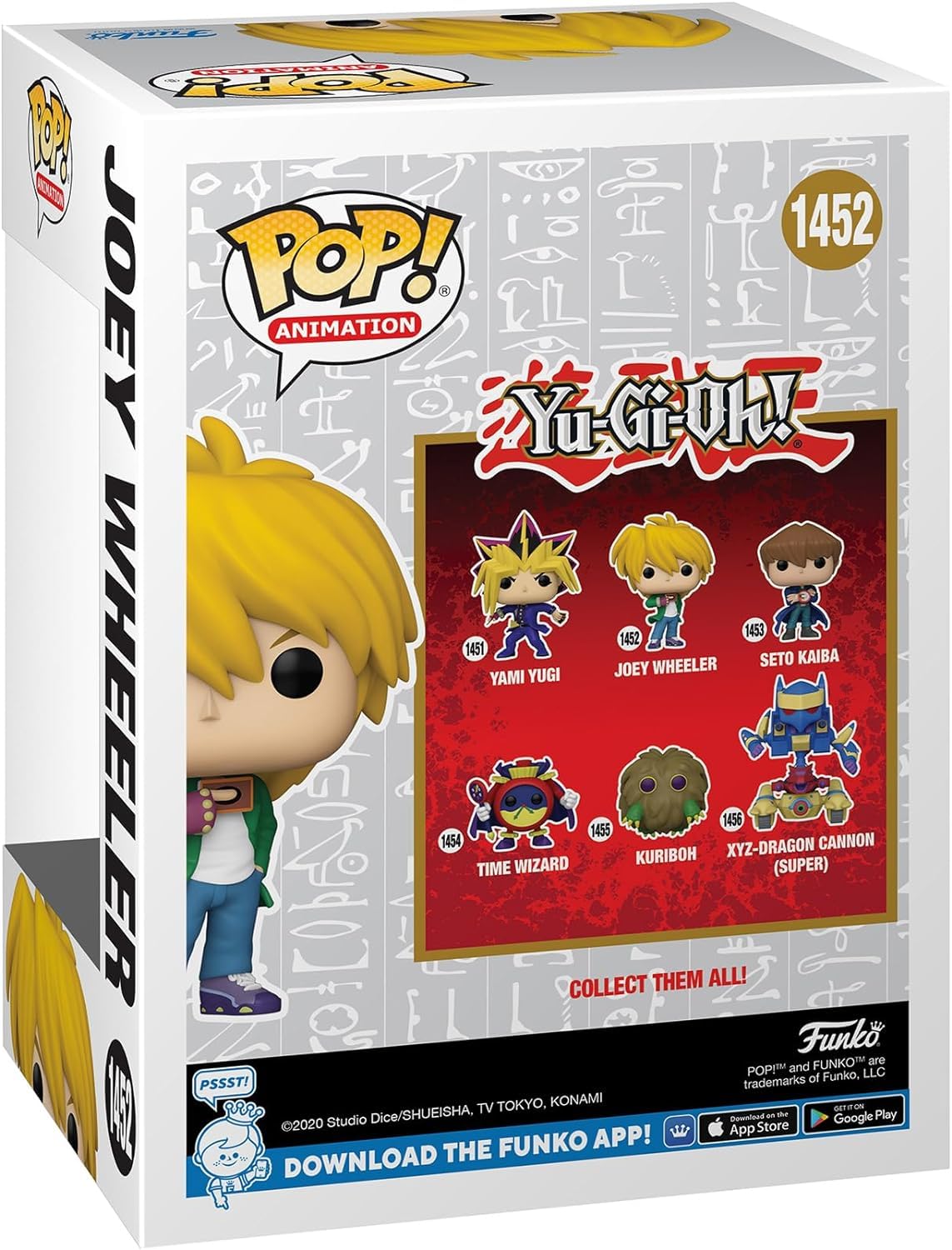 POP Yu-Gi-Oh! - Joey Wheeler (Demon Kingdom) Funko Vinyl Figure (Bundled with Compatible Box Protector Case), Multicolor, 3.75 inches
