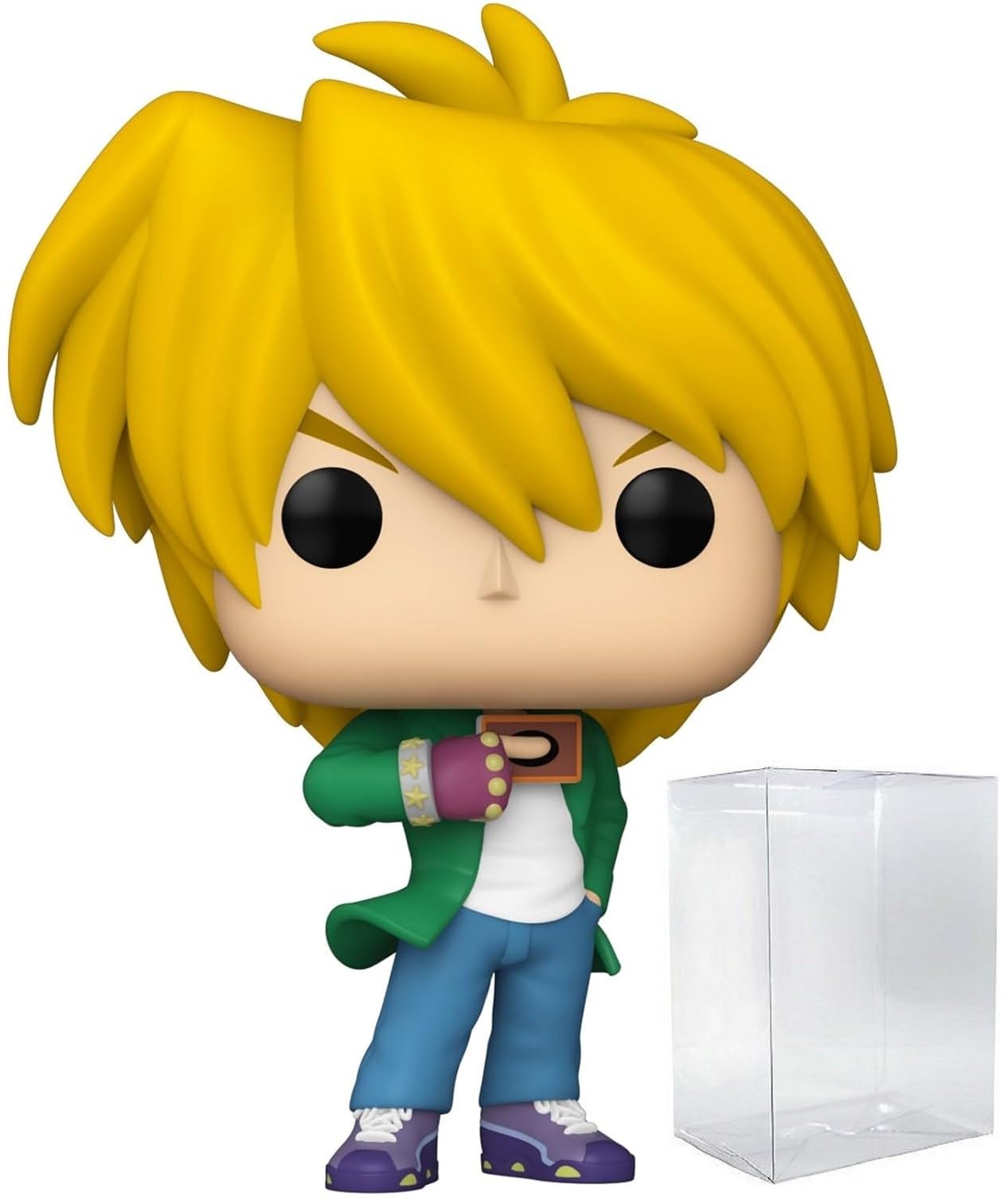 POP Yu-Gi-Oh! - Joey Wheeler (Demon Kingdom) Funko Vinyl Figure (Bundled with Compatible Box Protector Case), Multicolor, 3.75 inches