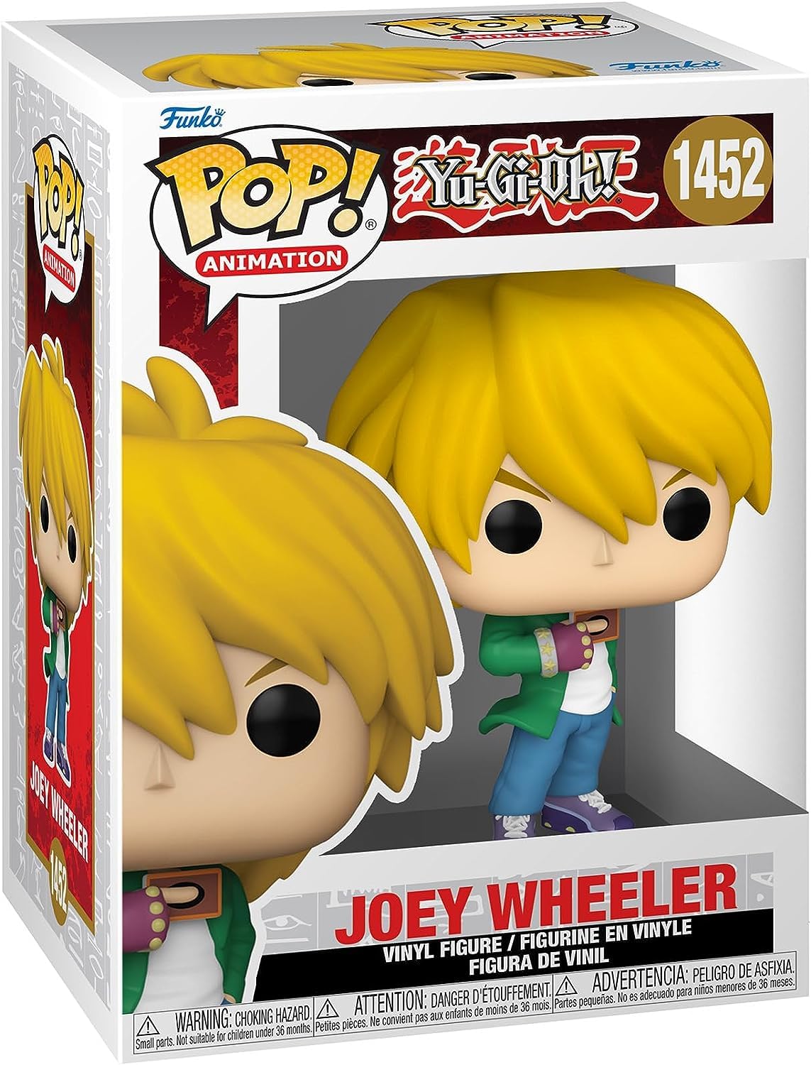 POP Yu-Gi-Oh! - Joey Wheeler (Demon Kingdom) Funko Vinyl Figure (Bundled with Compatible Box Protector Case), Multicolor, 3.75 inches