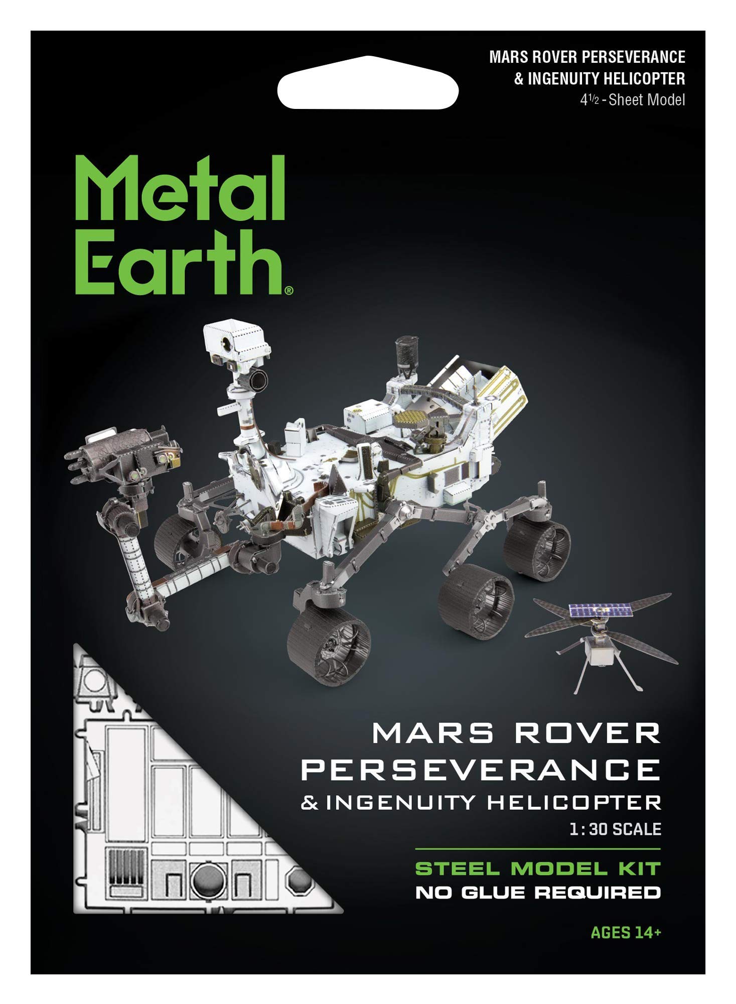 Metal Earth Mars Rover Perseverance & Ingenuity Helicopter 3D Metal Model Kit Fascinations