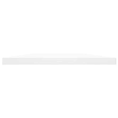 ZQQLVOO Bookshelf Boards 4 pcs,No Hardware for Installation,Floating Shelf Wall Mounted Replacement,Wall Shelf Display Wall Storage Shelf,Partition,Replace Plank,White 15.7"x11.8"x0.6" Chipboard