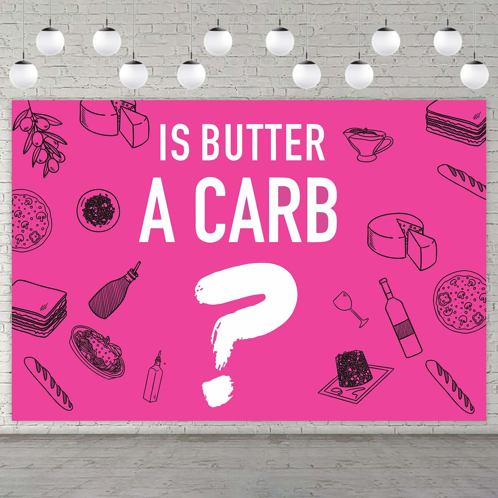 Is Butter A Carb? Hot Rose Pink Happy Birthday Banner Burn Book Theme Decorations Decor for Bridal Shower Wedding Night Out Hen Movie Bachelorette Party Girls Woman Birthday Party Favors Background