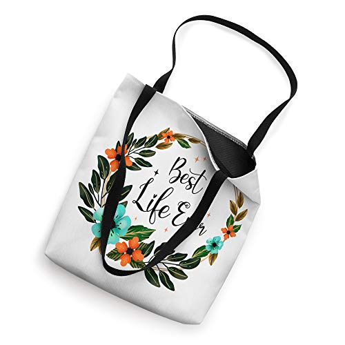 JW Pioneer Best Life Ever Floral Tote Bag