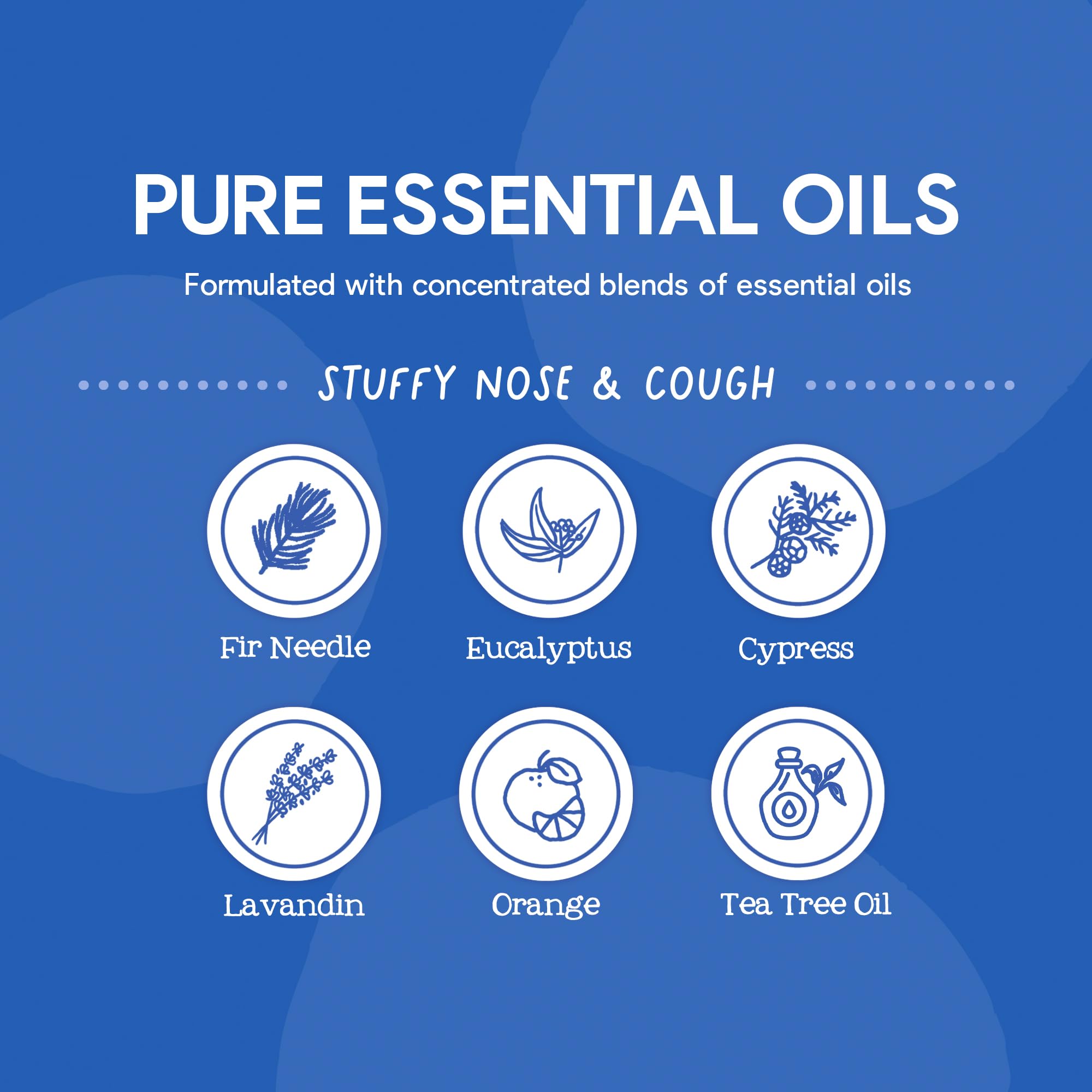 Oilogic Baby Bath Essentials - Stuffy Nose & Cough Bundle - Vapor Bath Relief and Roll-On Essential Oil Blend for Babies & Toddlers