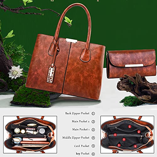 COCIFER Purses and Handbags for Women Shoulder Tote Bags Satchel Wallets