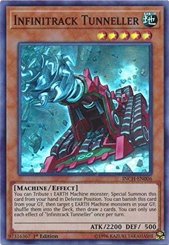 Yu-Gi-Oh! - Infinitrack Tunneller - INCH-EN006 - Super Rare - 1st Edition - Infinity Chasers