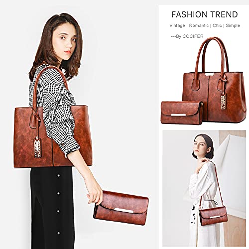 COCIFER Purses and Handbags for Women Shoulder Tote Bags Satchel Wallets