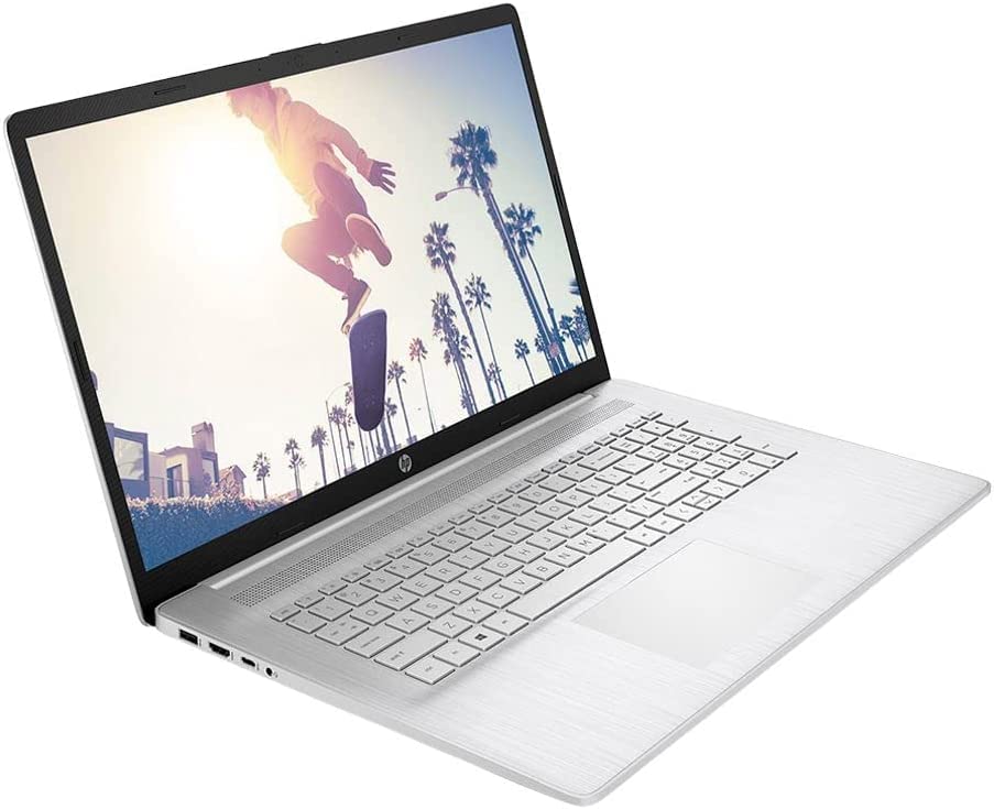 HP 2023 17.3" FHD IPS Display Laptop PC Intel 11th Gen 4-Core i5-1155G7 32GB DDR4 RAM 1TB SSD NVMe SSD Intel Iris Xe Graphics Backlit Keyboard WiFi USB C Webcam HDMI Windows 10 w/RE Accessories