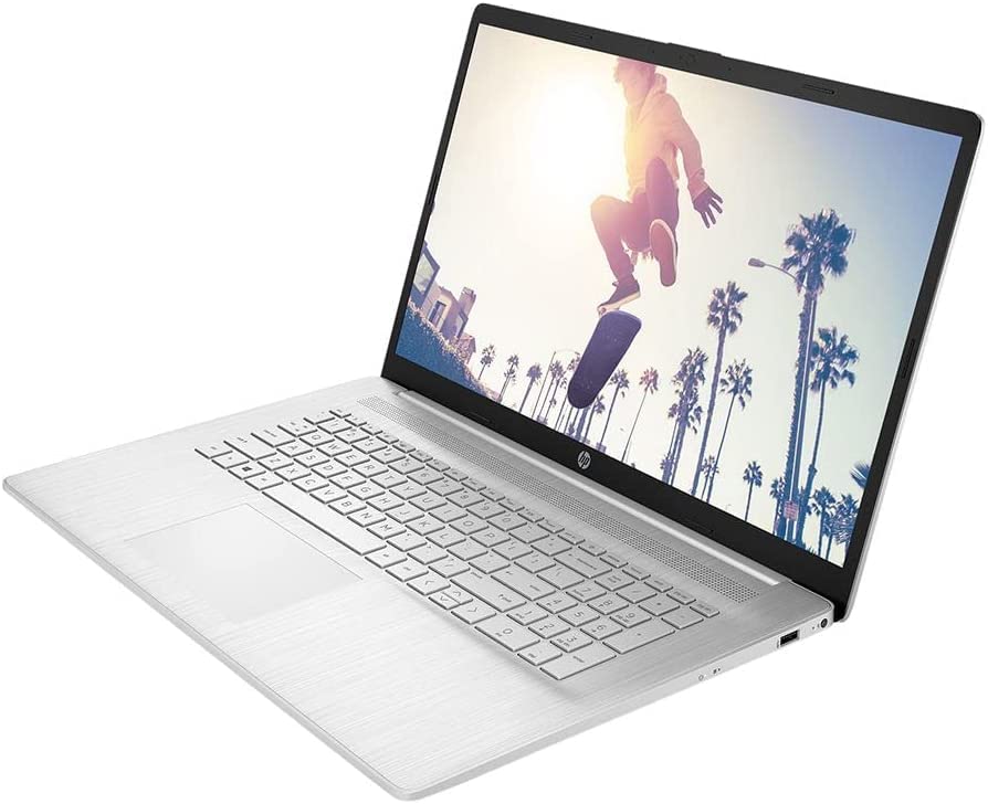 HP 2023 17.3" FHD IPS Display Laptop PC Intel 11th Gen 4-Core i5-1155G7 32GB DDR4 RAM 1TB SSD NVMe SSD Intel Iris Xe Graphics Backlit Keyboard WiFi USB C Webcam HDMI Windows 10 w/RE Accessories
