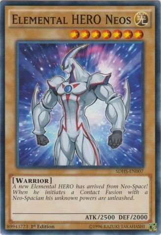 YU-GI-OH! - Elemental Hero Neos (SDHS-EN007) - Structure Deck: Hero Strike - 1st Edition - Common