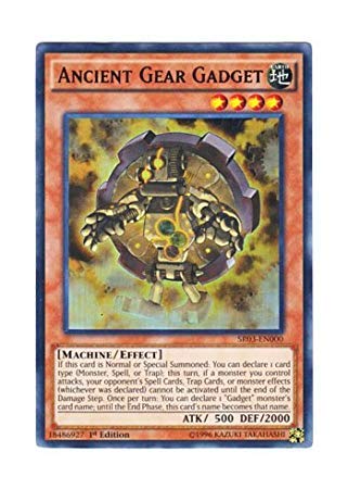 YU-GI-OH! English Version SR03-EN000 Ancient Gear Gadget Ancient Gear Machine (Ultra Rare) 1st Edition