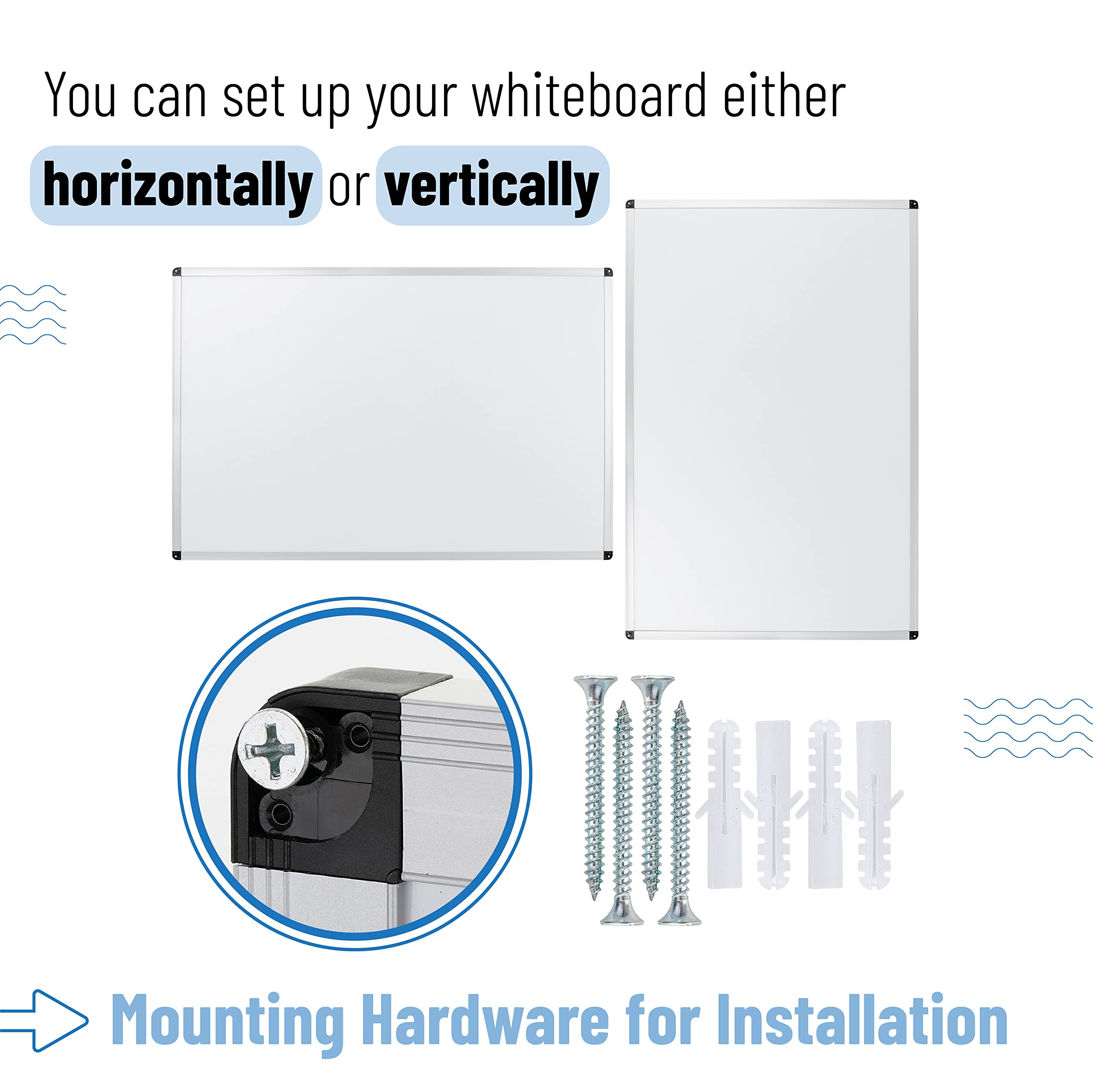 Mr. Pen- Magnetic Dry Erase Board, 24x36 Inches, White Board Dry Erase, Magnetic Whiteboard, Dry Erase Boards, White Board for Wall, Large White Board, Whiteboard for Wall, White Board Magnetic Board