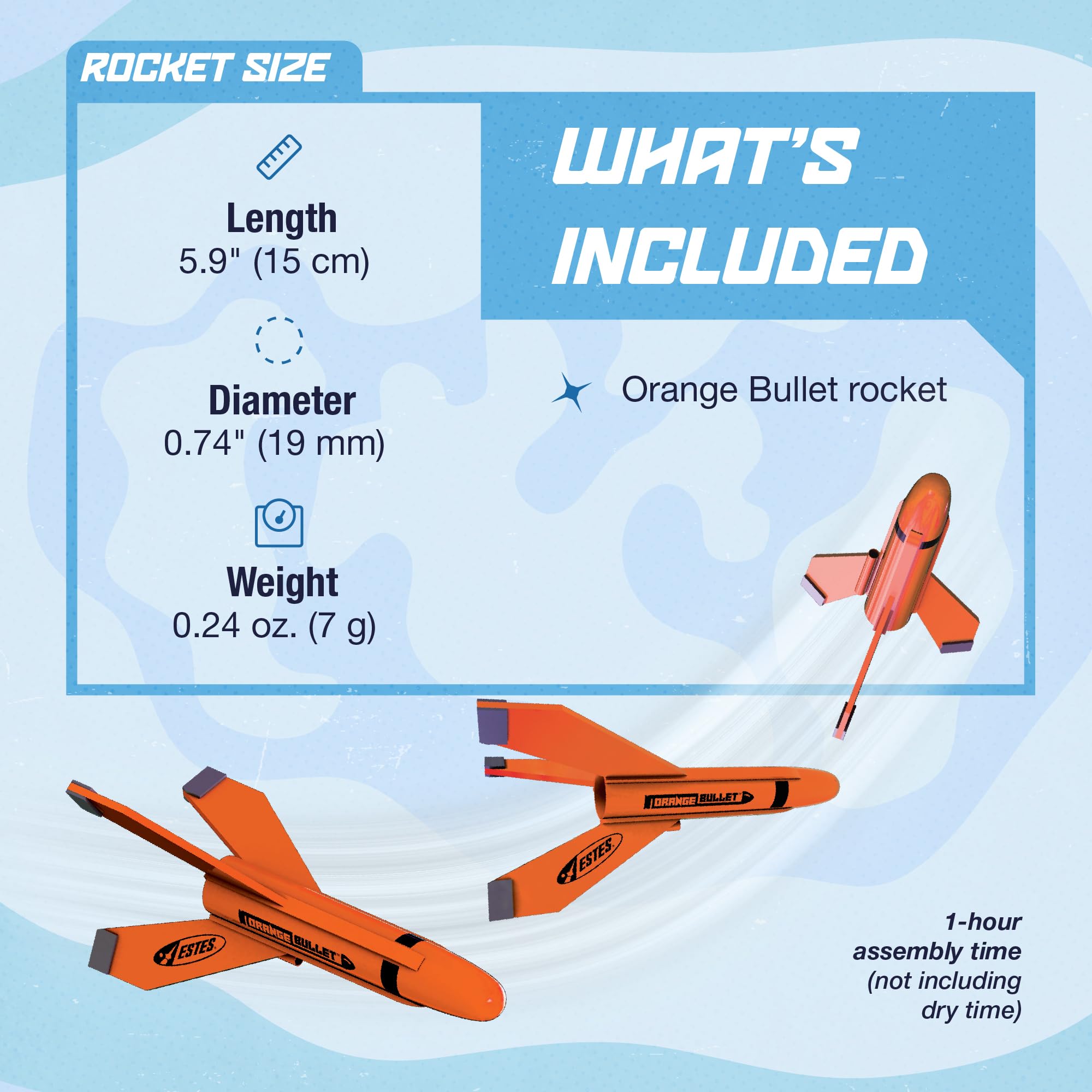 Estes Orange Bullet 7295