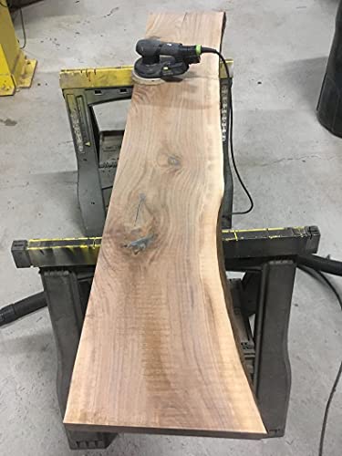Live Edge Floating Shelf - Brackets Included - Width 9"-12" inches (Walnut, 48 inches)