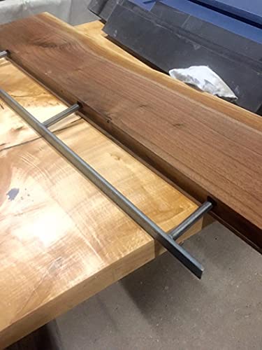 Live Edge Floating Shelf - Brackets Included - Width 9"-12" inches (Walnut, 48 inches)