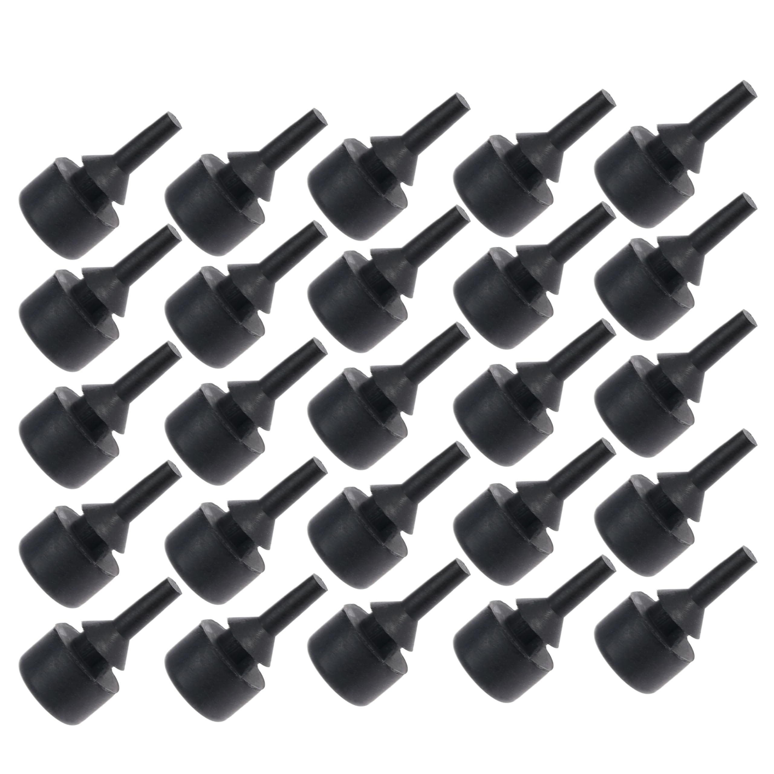 1/4" Rubber Bumper Feet fits for 1/4 inch Hole Grill Crock Pot with 1/2" OD x 5/16" Head 25pcs