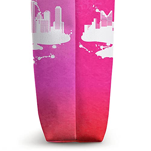Modern Chicago Cityscape Souvenir - Chicago Skyline Tote Bag