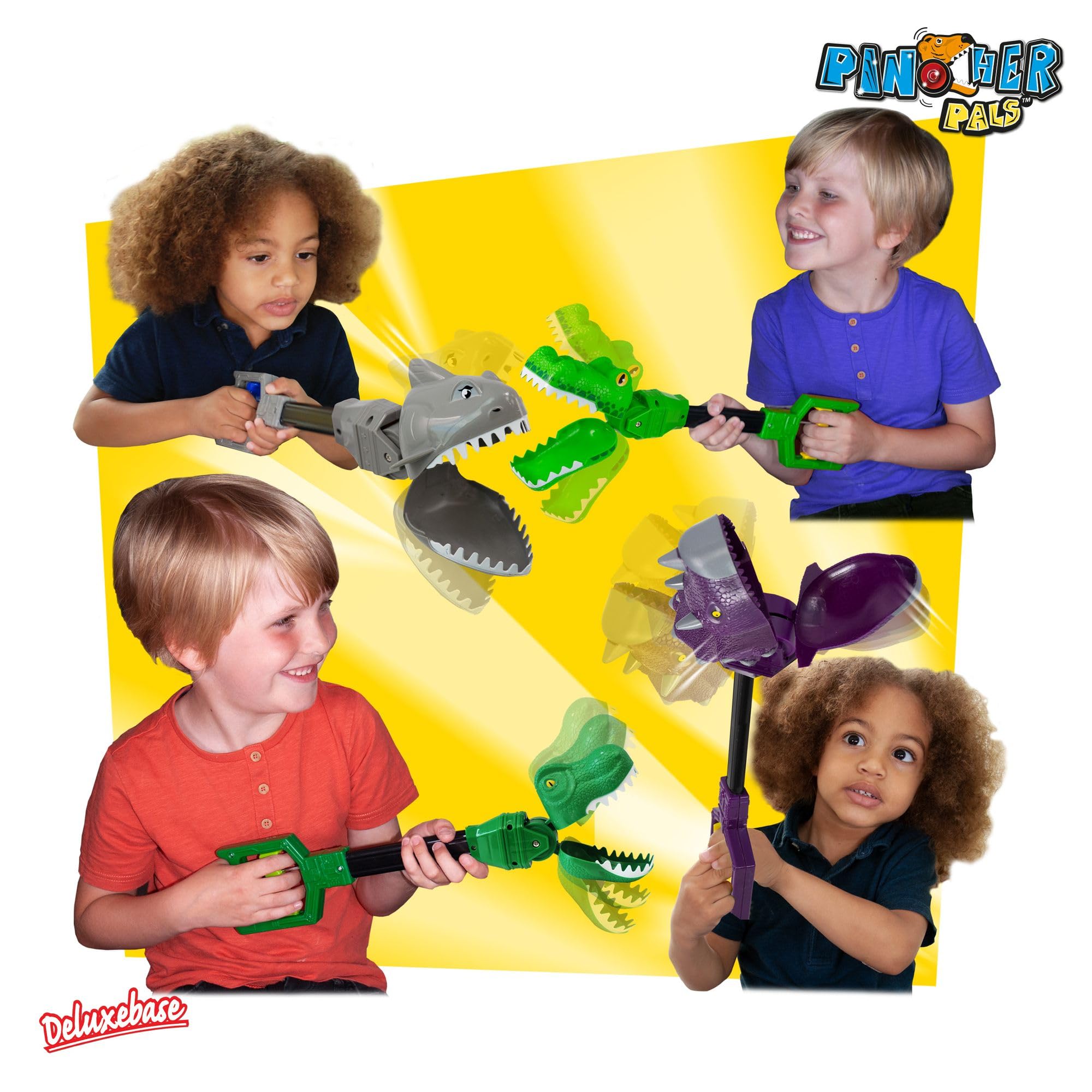 Pincher Pals - Penguin from Deluxebase. Jumbo Sized Hand Grabber Reacher Tool for Kids. Fun claw toys that make fantastic bird gifts!