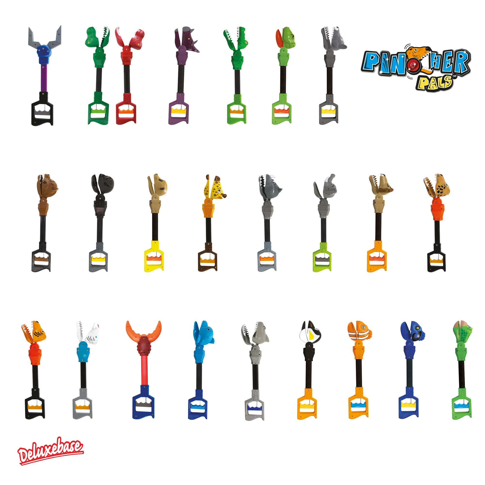 Pincher Pals - Penguin from Deluxebase. Jumbo Sized Hand Grabber Reacher Tool for Kids. Fun claw toys that make fantastic bird gifts!