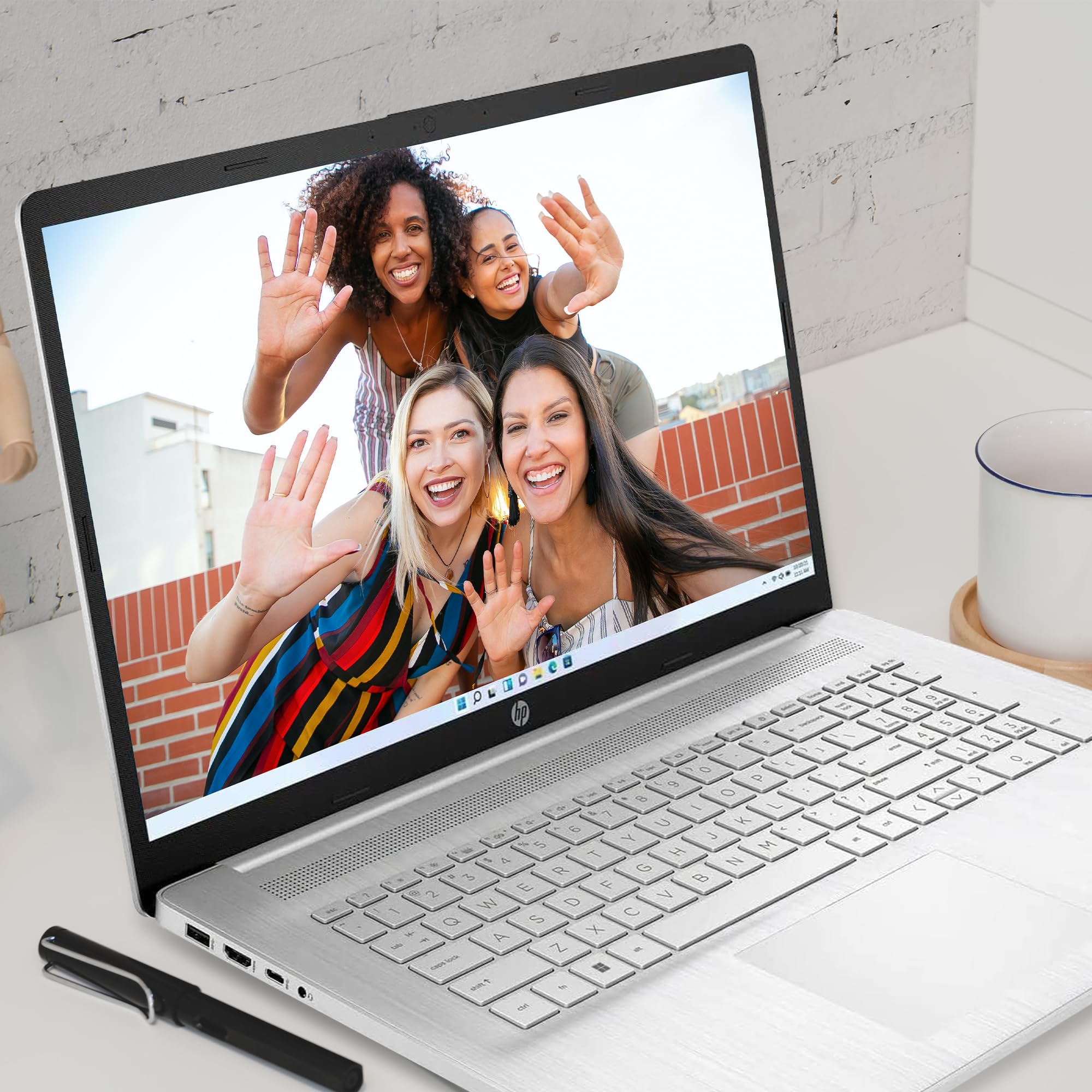HP 2022 17.3" FHD Home & Business Laptop, Intel Core i5-1155G7 Processor,16GB RAM, 512GB PCIe SSD, Intel Iris Xe Graphics, Wi-Fi, Bluetooth, HDMI, Win 11, Silver, (renewed)
