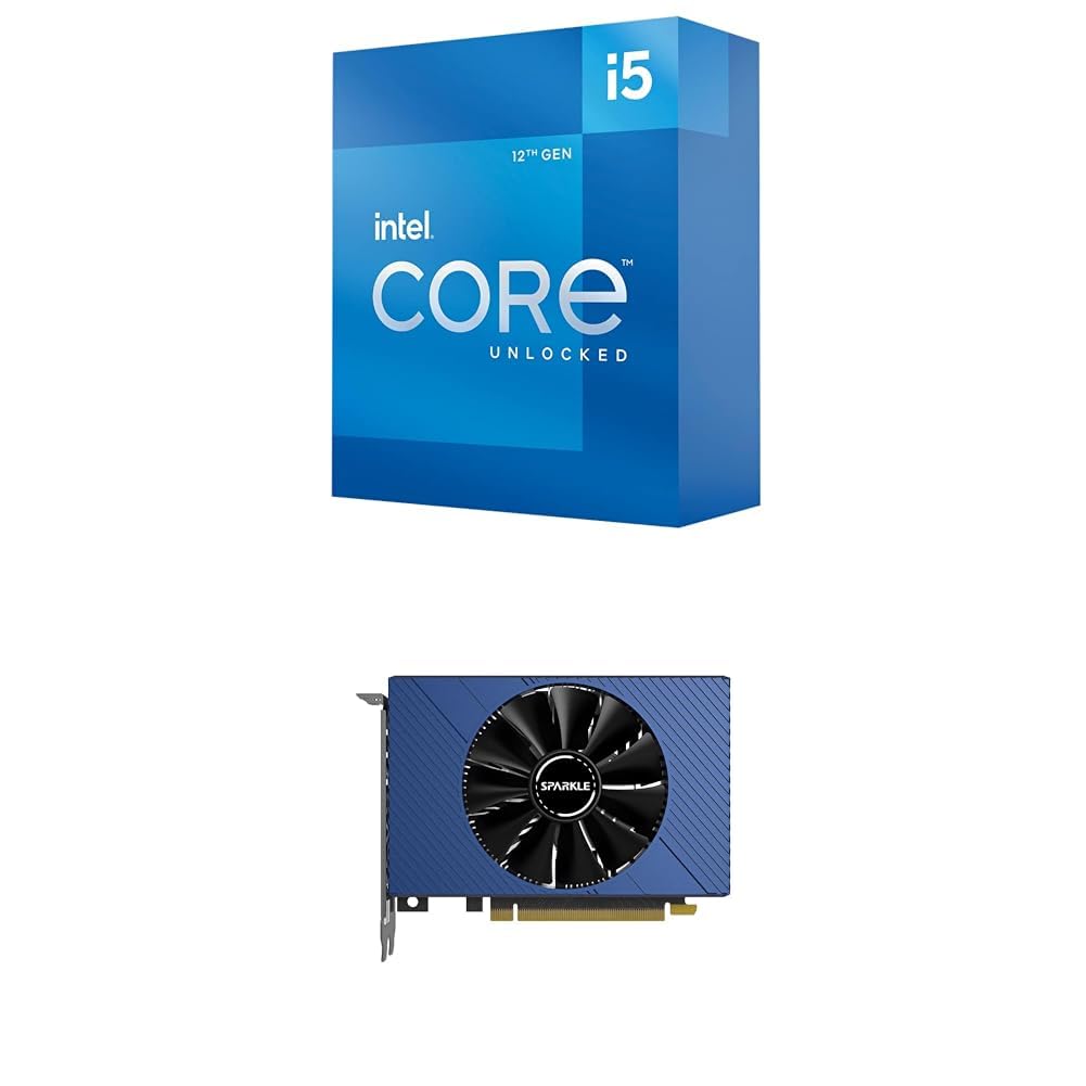 Intel Core i5-12600K Desktop Processor with Integrated Graphics and 10 (6P+4E) Cores up to 4.9 GHz Unlocked LGA1700 600 Series Chipset 125W + Arc Graphics Card