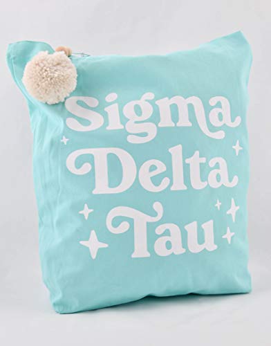 Sorority Shop Sigma Delta Tau Retro Pom Pom Tote Bag