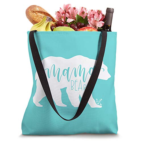 Mama Bear, Mama Bear Gifts for Women, Teal Decor JLZ043 Tote Bag