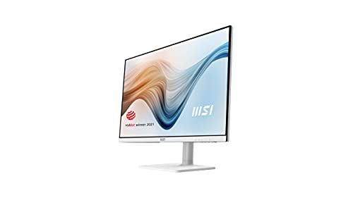 MSI Modern MD271PW, 27", 1920 x 1080 (FHD), IPS, 75Hz, TUV Certified Eyesight Protection, 5ms, HDMI, Displayport, USB C, Tilt, Swivel, Height Adjustable, Pivot