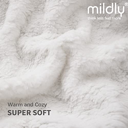 Christmas Throw Blanket, Soft Cozy Fleece Sherpa Fuzzy Blanket, Warm Plush Fluffy Flannel Throw Blanket Fall Winter for Couch Bed 60" X 80"