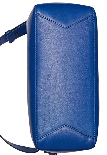 DKNY Linton Leather Hobo Shoulder Bag Tote - Royal Blue