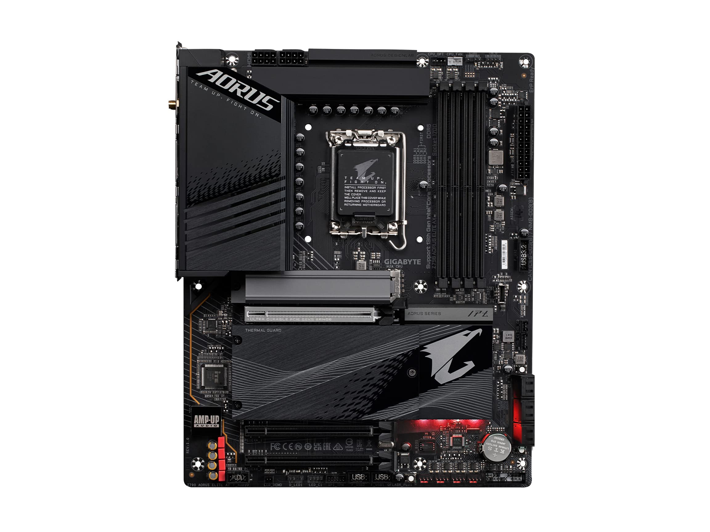 Intel Core i5-13500 Desktop Processor 14 cores (6 P-cores + 8 E-cores) 24MB Cache, up to 4.8 GHz & GIGABYTE Z790 AORUS Elite AX (LGA 1700/ Intel Z790/ ATX/ DDR5/ Quad M.2/ PCIe 5.0/ USB 3.2 Gen2X2