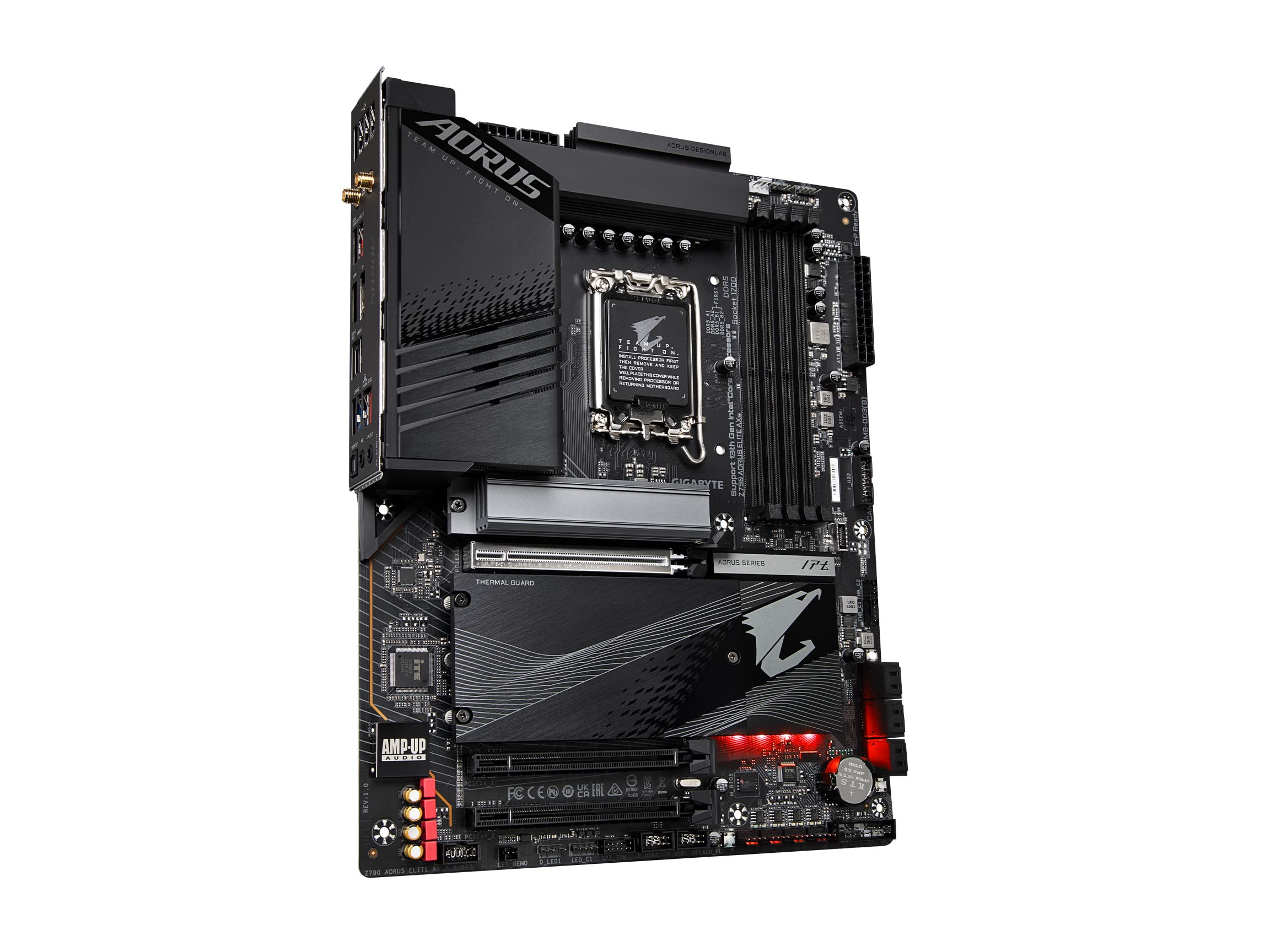 Intel Core i5-13500 Desktop Processor 14 cores (6 P-cores + 8 E-cores) 24MB Cache, up to 4.8 GHz & GIGABYTE Z790 AORUS Elite AX (LGA 1700/ Intel Z790/ ATX/ DDR5/ Quad M.2/ PCIe 5.0/ USB 3.2 Gen2X2