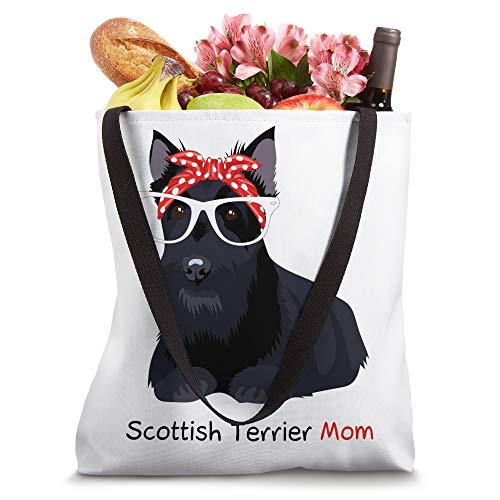 Scottish Terrier Mom Bandana Womens Scottie Dog Tote Bag