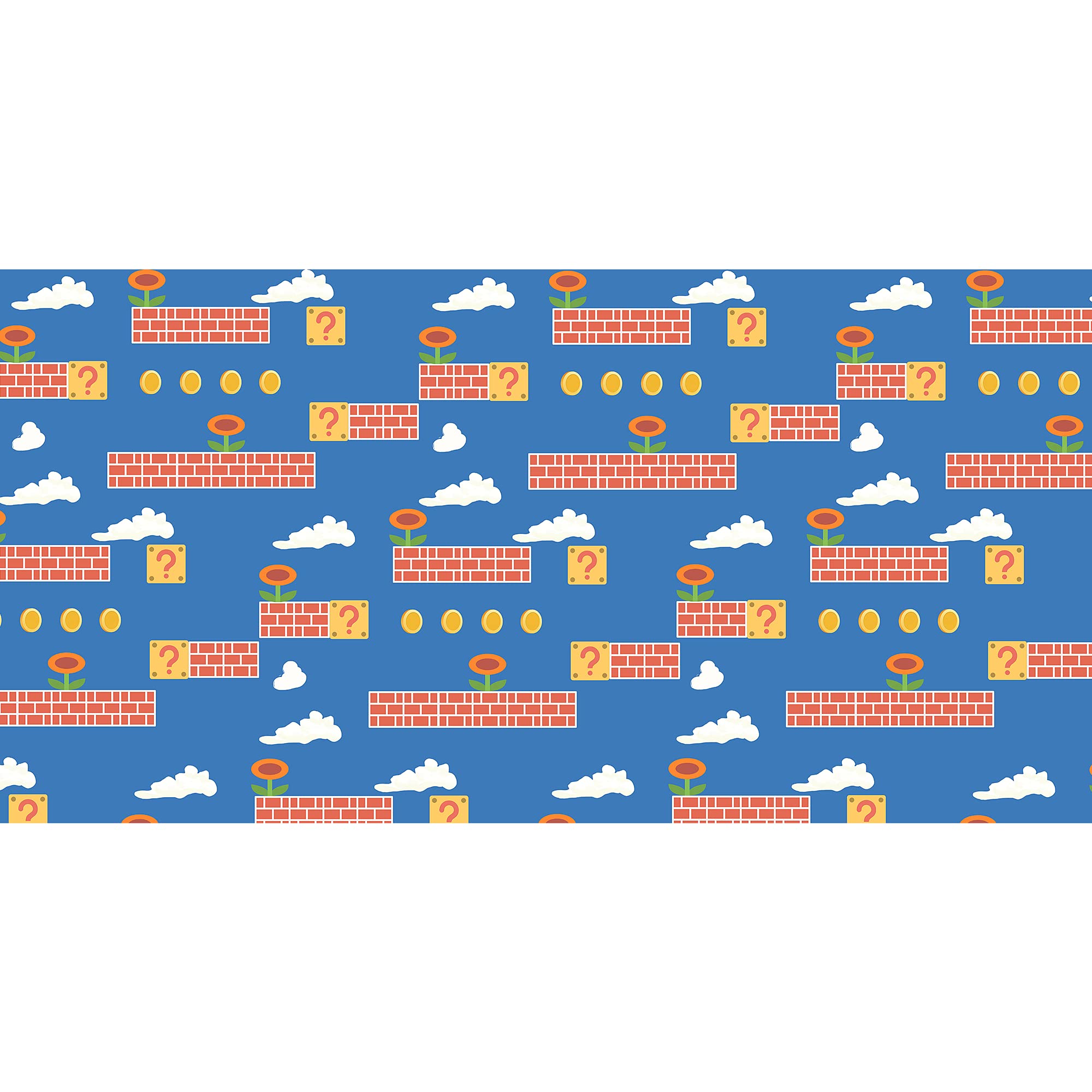 Reversible Gift Wrapping Paper-Rolled 5 Sheets-Game-Includes Ribbon and Double-sided Tape-Unique Design for Anniversary Birthdays Valentine's Day Party Christmas Holiday Present(33"" X 17.5"" each sheet)