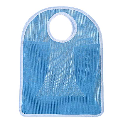 MINISO Multi-Purpose Storage Bag with Netting, Canvas Storage Basket with Stylish Design (Blue)