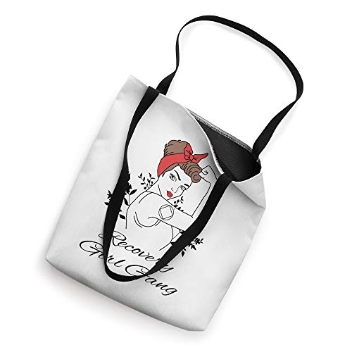 Recovery Girl Gang Narcotics Anonymous NA AA 12 Step Gifts Tote Bag