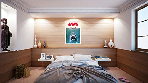 Jaws - Movie Poster (Regular Style - Retro/Vintage Design) (Size: 24" x 36")