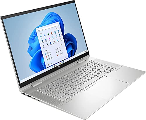 2022 HP Envy X360 2-in-1 15.6" FHD Touch-Screen Laptop | 11th Generation Intel Core i5-1155G7 | 16GB DDR4 | 512GB SSD | Backlit Keyboard | Fingerprint | Windows 11 | with Mouse Pad Bundle