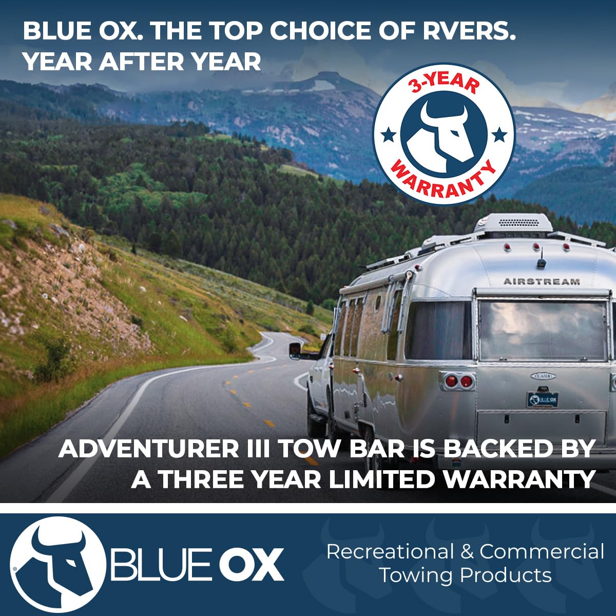 Blue Ox BX7322 Adventurer Adjustable Tow Bar