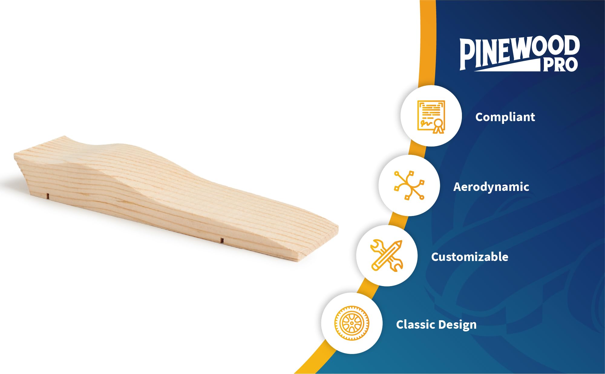 Firebird Pre-Cut Pine Derby Car Body