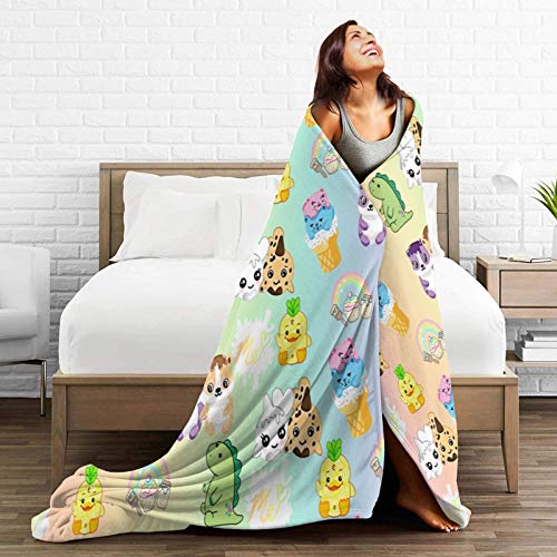Frftgxcdf Moriah-Elizabeth-Me Merch 8 Ultra-Soft Micro Fleece Blanket 80 Inches x60 Inches Black