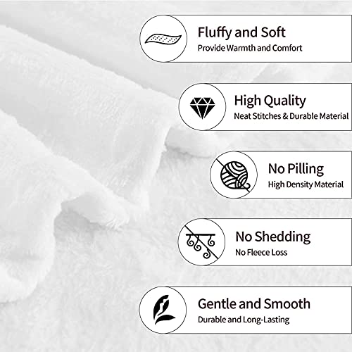 Soft Micro Fleece Blanket Soft and Warm Winter Throw Ultra-Soft Lightweight for Plush Bed Couch Living Room 60"X50"