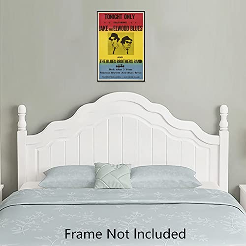 XIHOO The Blues Brothers in Concert Poster Frameless Gift 12"x 18" (30cm x 46cm)