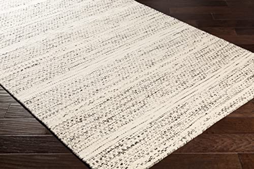 Mark&Day Area Rugs, 6x9 Marie Modern Cream Area Rug, White/Black Carpet for Living Room, Bedroom or Kitchen (6' x 9')