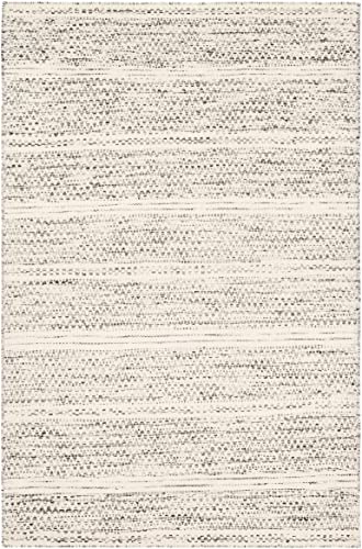 Mark&Day Area Rugs, 6x9 Marie Modern Cream Area Rug, White/Black Carpet for Living Room, Bedroom or Kitchen (6' x 9')