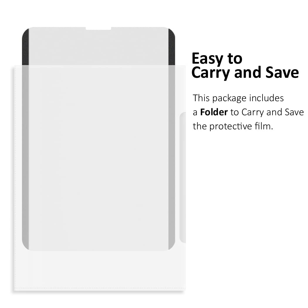 Healing Shield Reusable Paper Texture Screen Protector Compatible with Samsung Galaxy Tab S9 Plus 2023 / S8 Plus 2022 / S7 FE 2021 / S7 Plus / S7+ (12.4), Detachable and Removable Anti Glare Matte