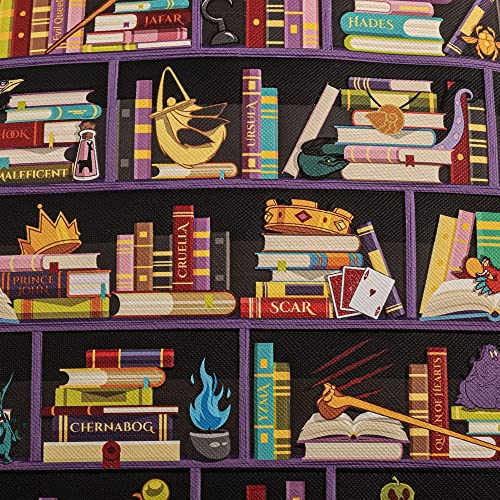 Loungefly Disney Villains Books Womens Double Strap Shoulder Bag Purse